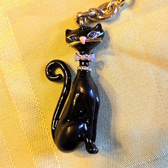 kate spade | Accessories | Kate Spade Nwt Black Cat Key Chain | Poshmark
